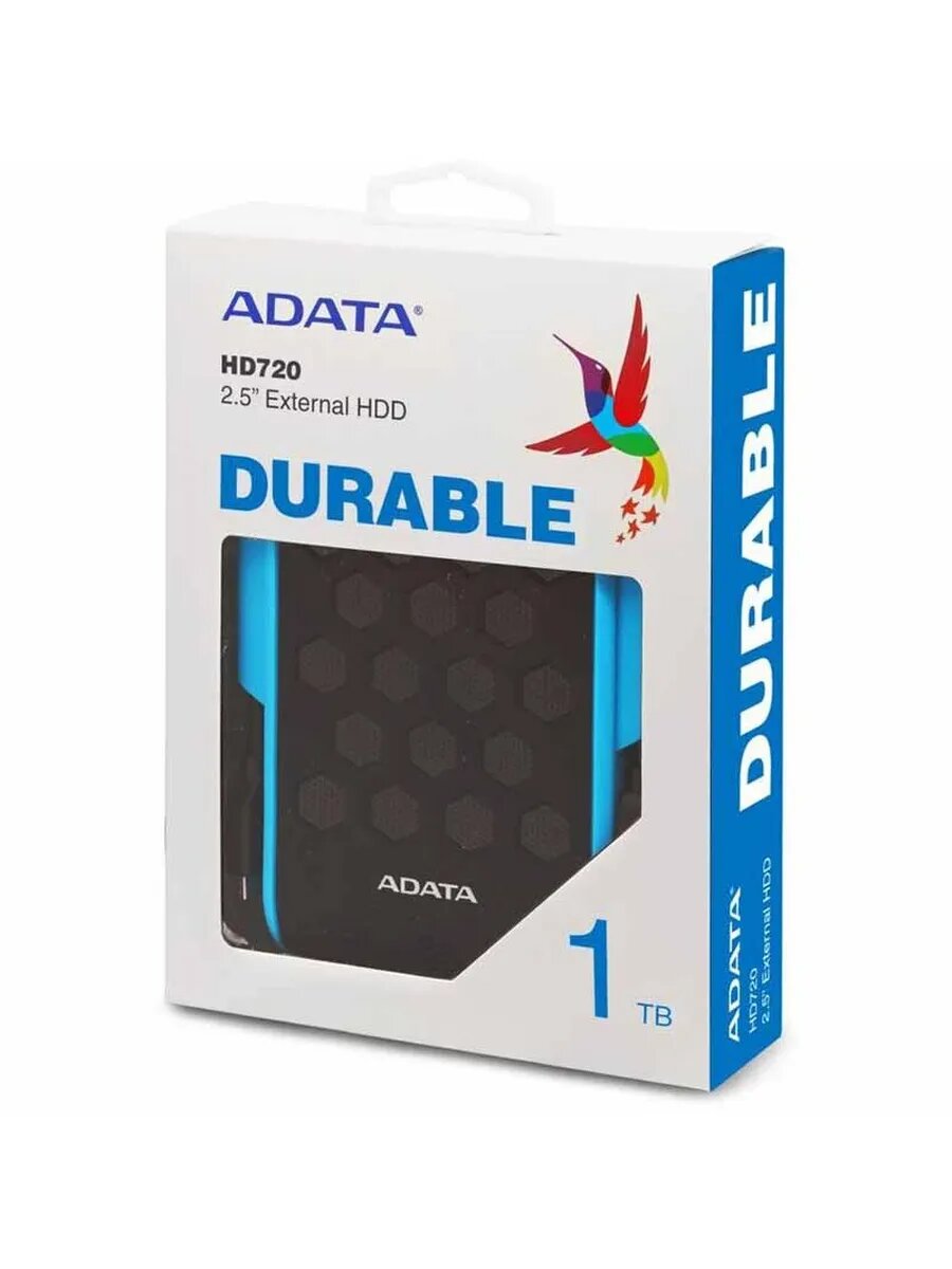 Жесткий диск A-Data AHD720-1TU31-CBL синий