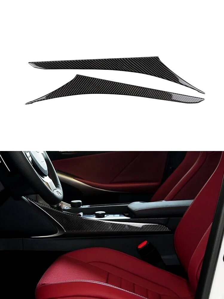 Черные наклейки из углеродного волокна, накладка для Lexus IS250 NX200 IS350 300H 2013 Gear Side