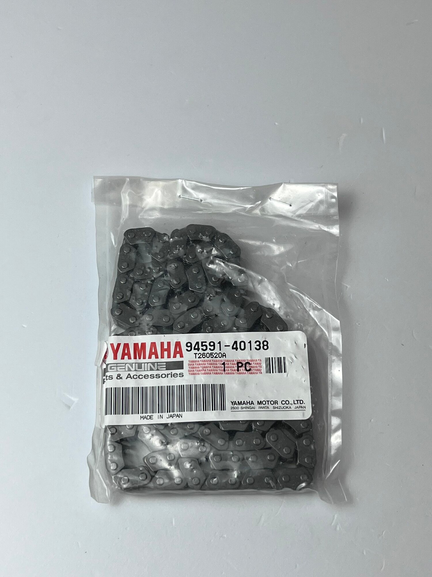 Цепь ГРМ мотоцикла YAMAHA. Артикул 94591-40138 (оригинал)