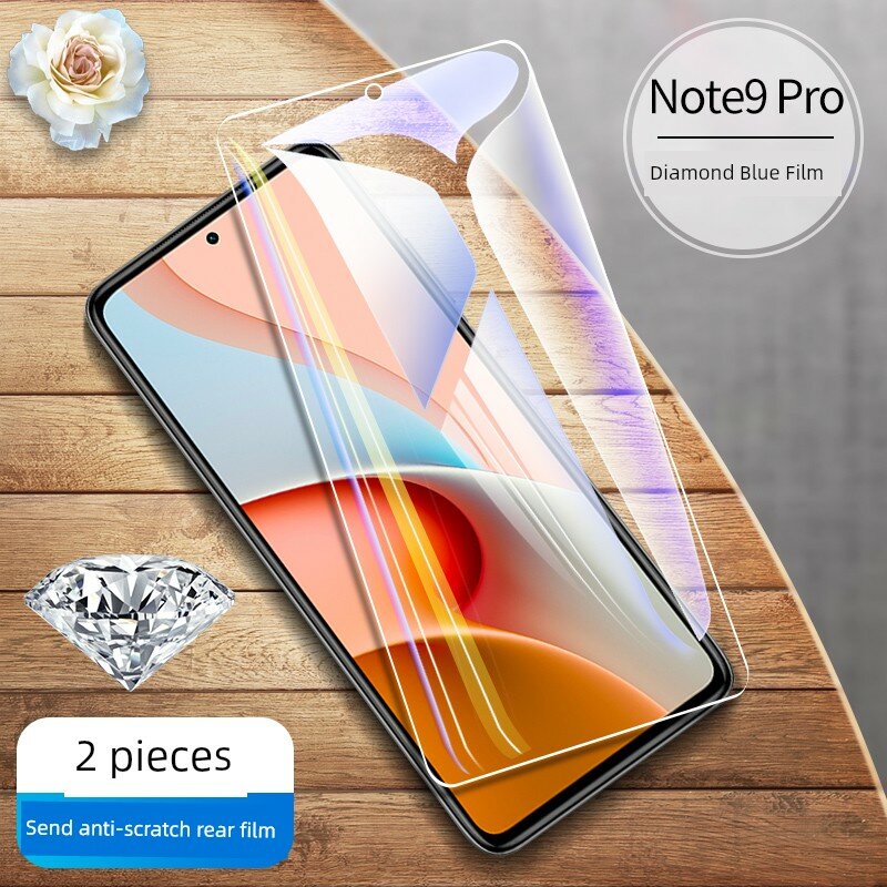 Защитное стекло для Redmi Note 9 Pro с фильтром синего света, 2 шт, для защиты глаз