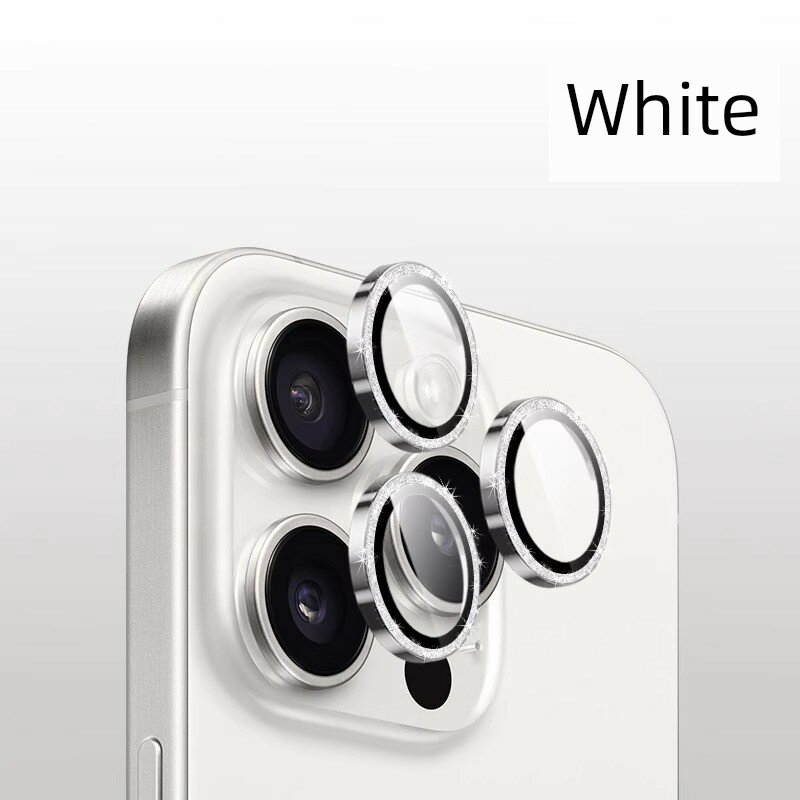 IPhone 15 Pro Max Титаново-белый цвет защитная пленка для объектива, 1 комплект для серии iPhone 15 Pro Max