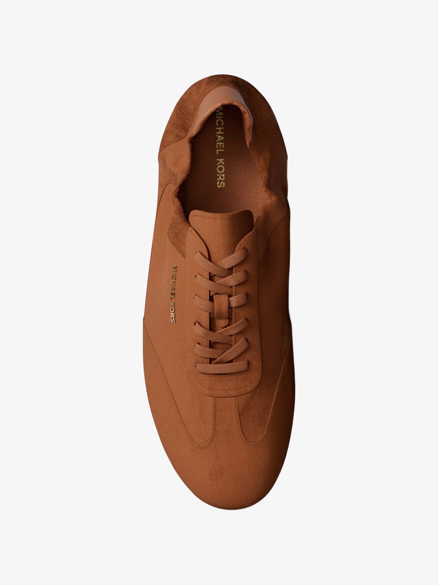 Кроссовки MICHAEL KORS Archer suede sneaker, размер 11 US, коричневый — фото 1