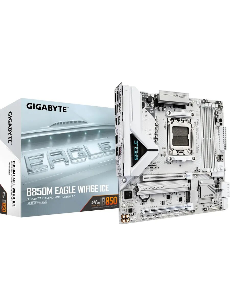 Материнская плата Gigabyte B850M EAGLE WF6E ICE