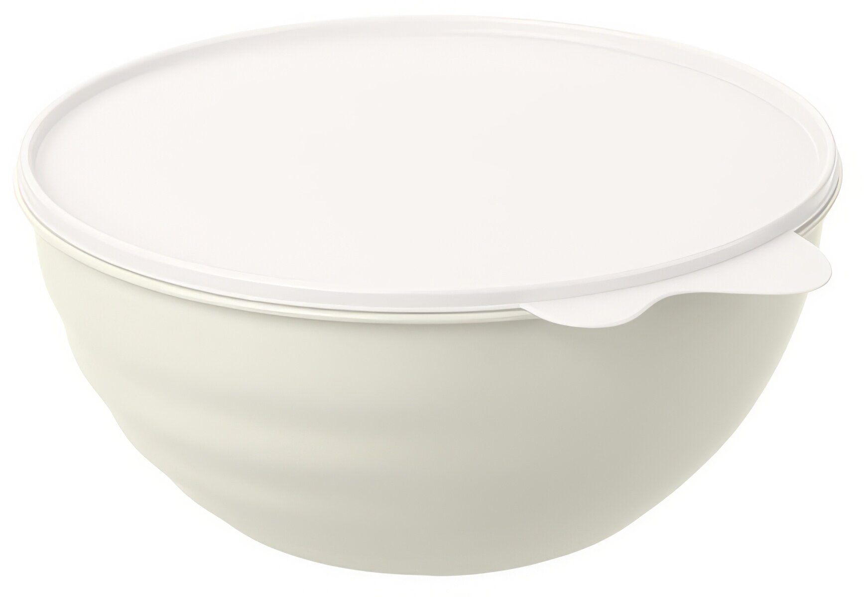 Миска PHIBO Wave 22см 2,8л с крышкой пластик