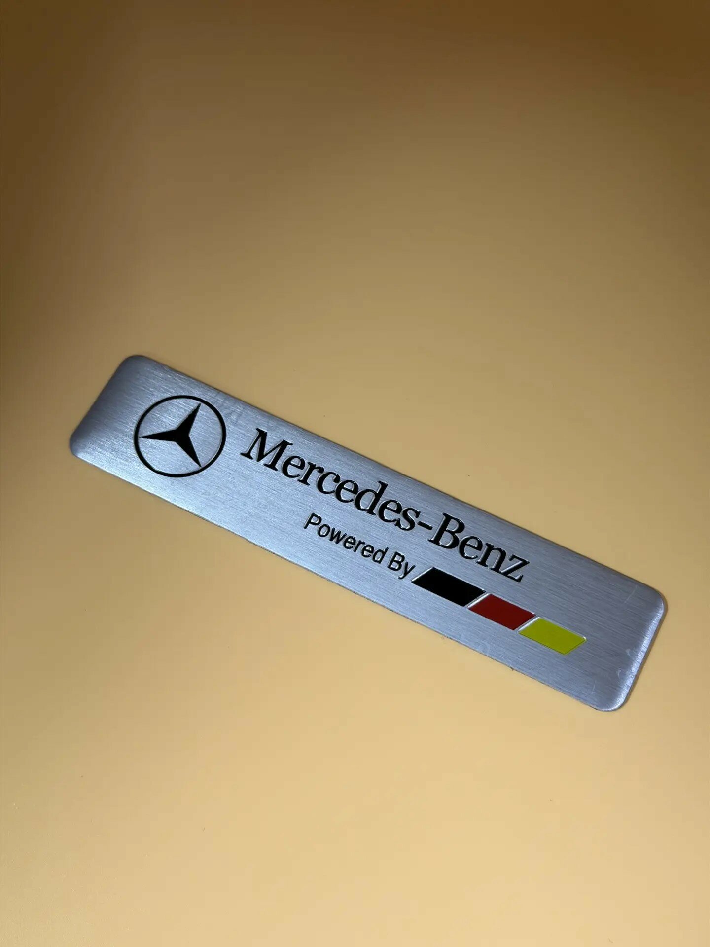 Шильдик надпись наклейка Mercedes-Benz 12см