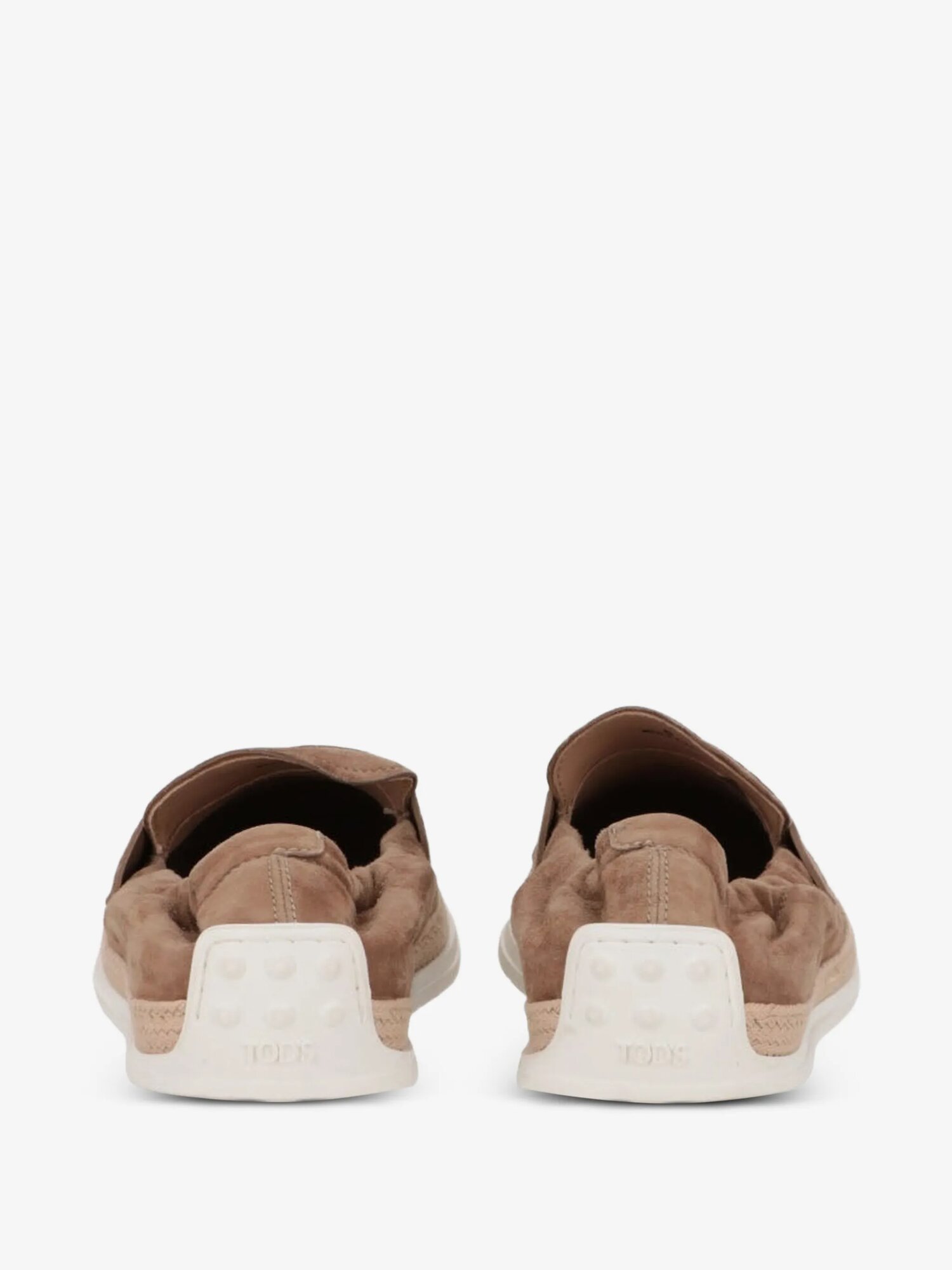 Лоферы Tod's Round-toe suede loafers, размер 5, коричневый — фото 1