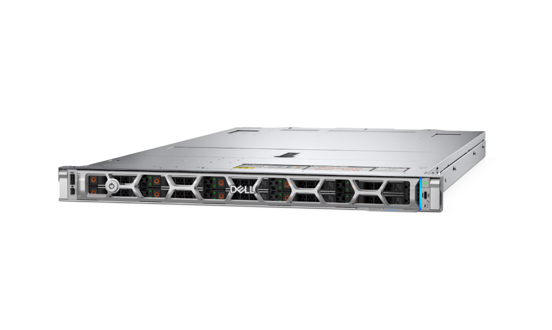 Сервер Dell PowerEdge R670 Rack, 1U, 32 DDR5 DIMM, Intel Xeon 6 Processors