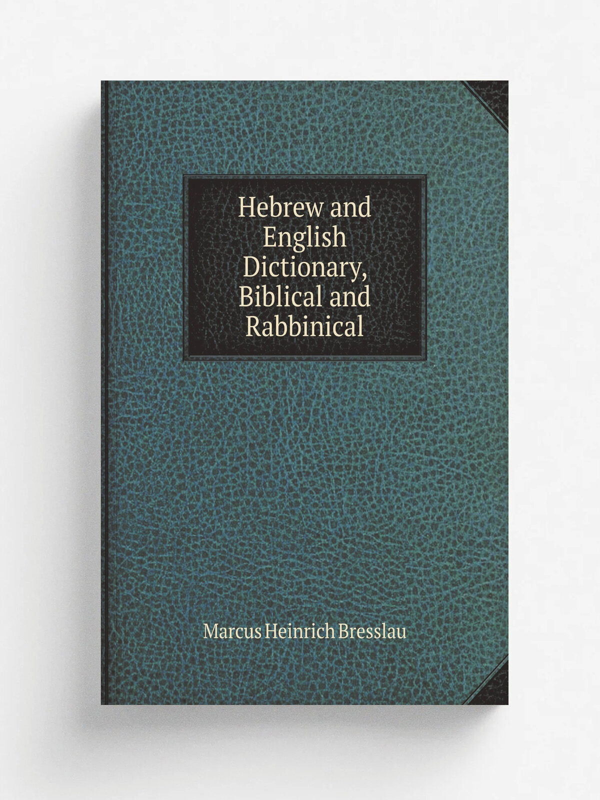 Hebrew and English Dictionary, Biblical and Rabbinical