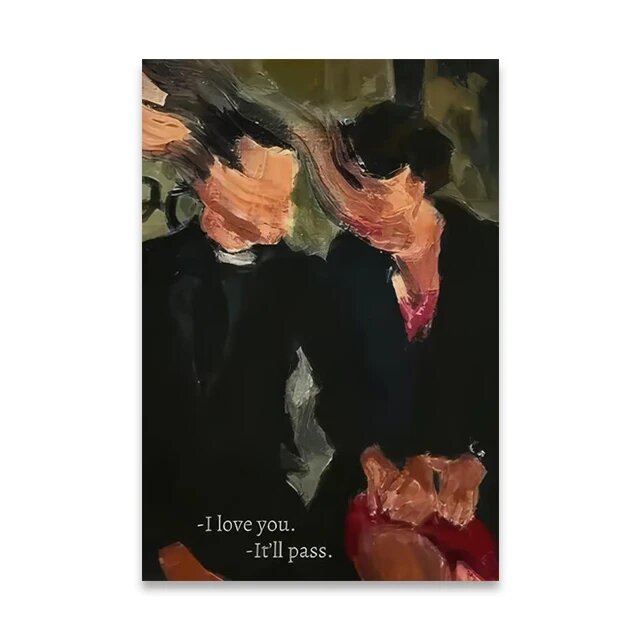 Абстрактная печать на холсте Fleabag SW11260, (A4)21X30cm Unframed