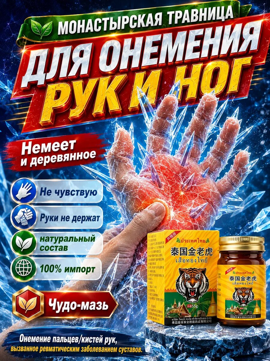 Органический магний от онемения рук