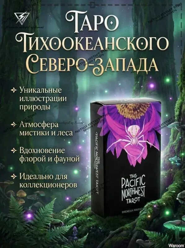 Карты Таро, Колода для Начинающих, 78 Карт, Английский Язык, 10.5x7 см