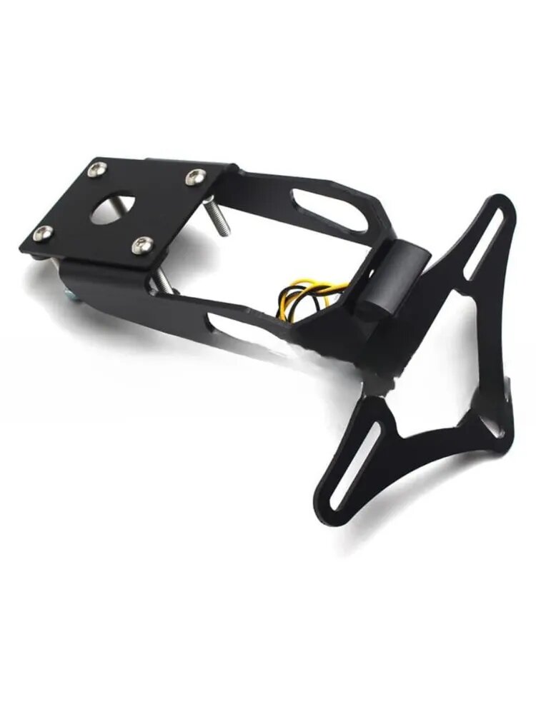 Кронштейн номерного знака для мотоцикла Kawasaki Z650 / Ninja 650 2017 2024, задний держатель номера, короткий хвост, черный