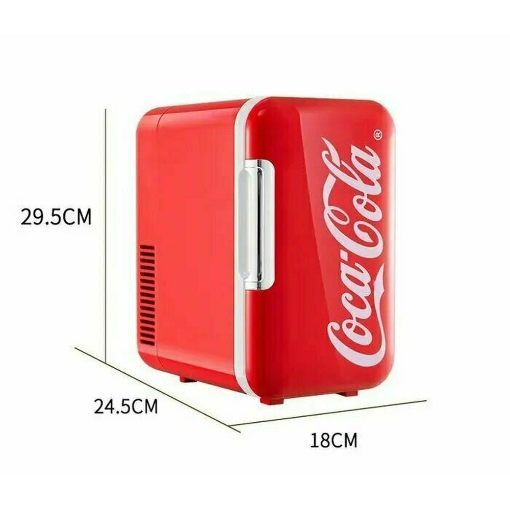 Мини-холодильник "Coca-Cola" 6л портативный 8 банок/4 бутылки 12/220В