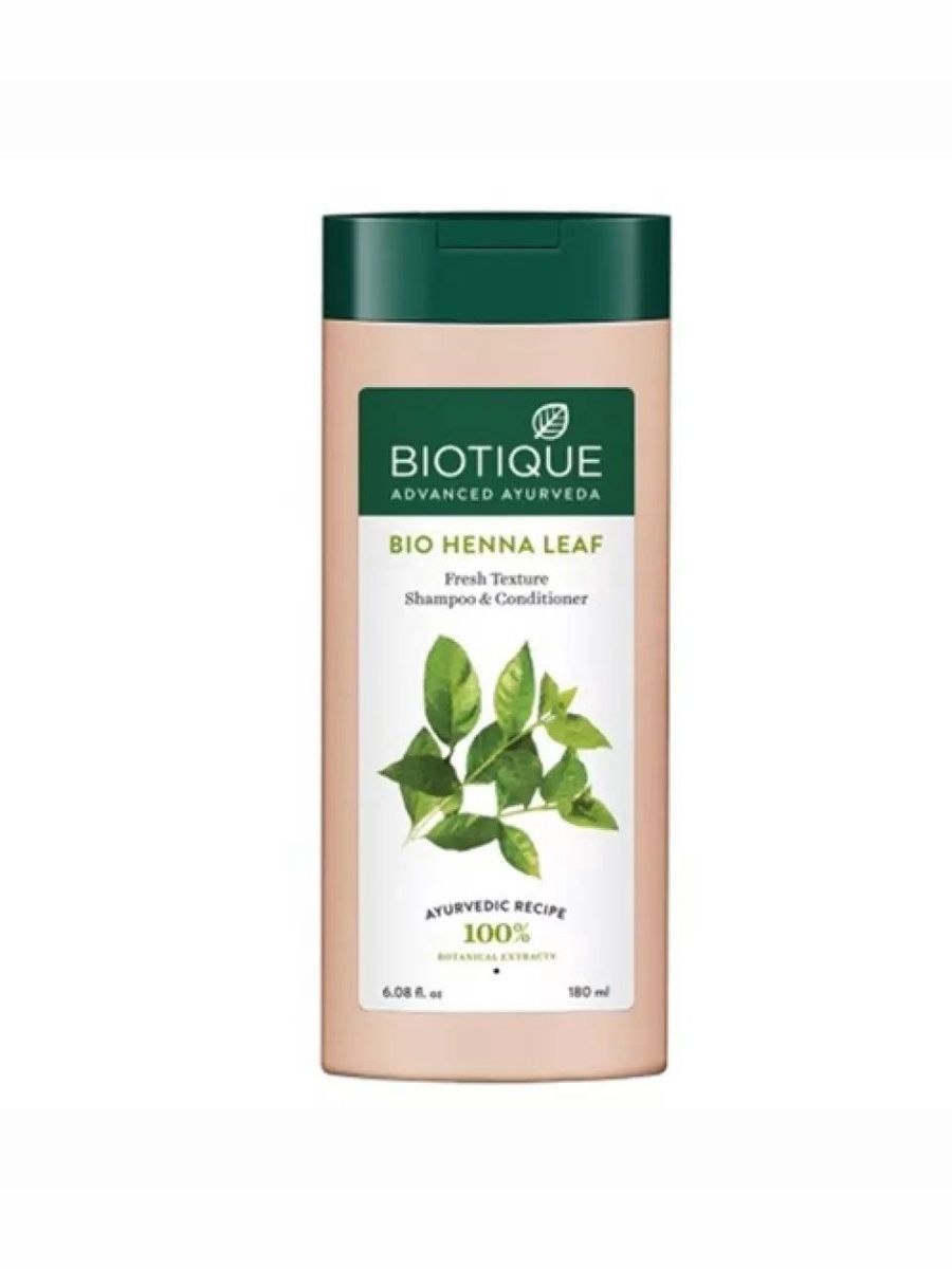 Шампунь Кондиционер Био Листья Хны Биотик / Bio Henna Leaf Biotique 190 мл