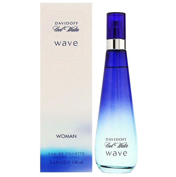 Davidoff Cool Water Wave туалетная вода для женщин 100 мл - Кул Вотер Вейв Вумен старого дизайна