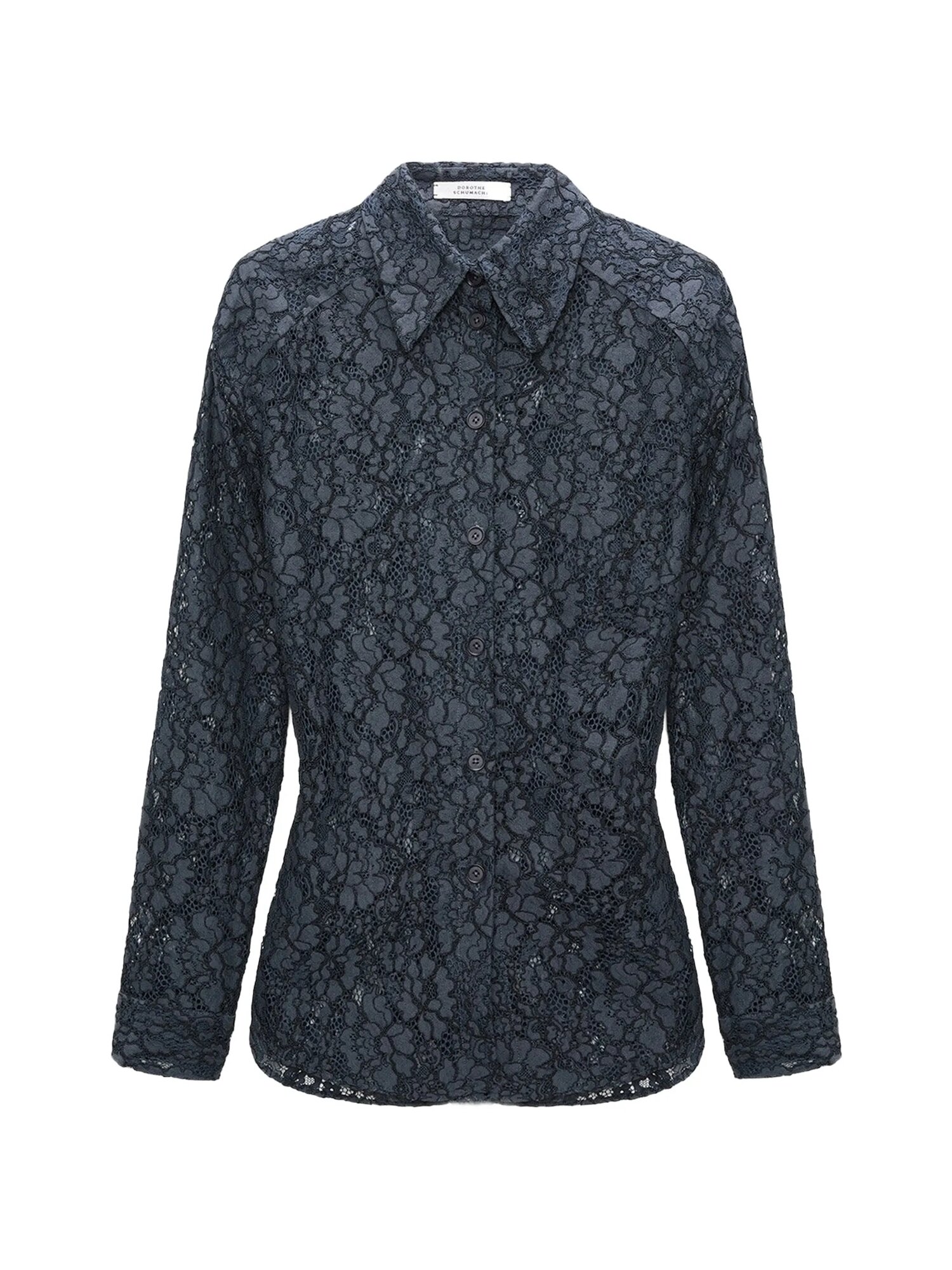 Рубашка Dorothee Schumacher Powerful guipure-lace shirt