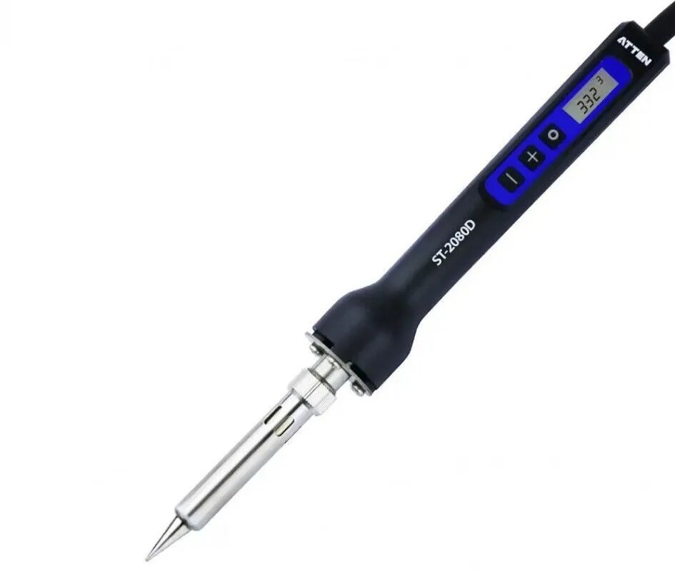 ATTEN Паяльник 80 Вт ST-2080D, черный, 220 В, 480 °C