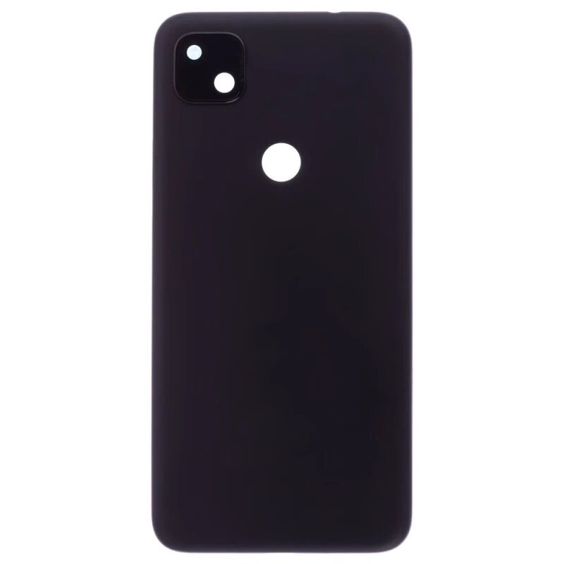 Задняя крышка для Google Pixel 4A (G025J/GA02099/G025N) (черный) (в сборе со стеклом камеры)