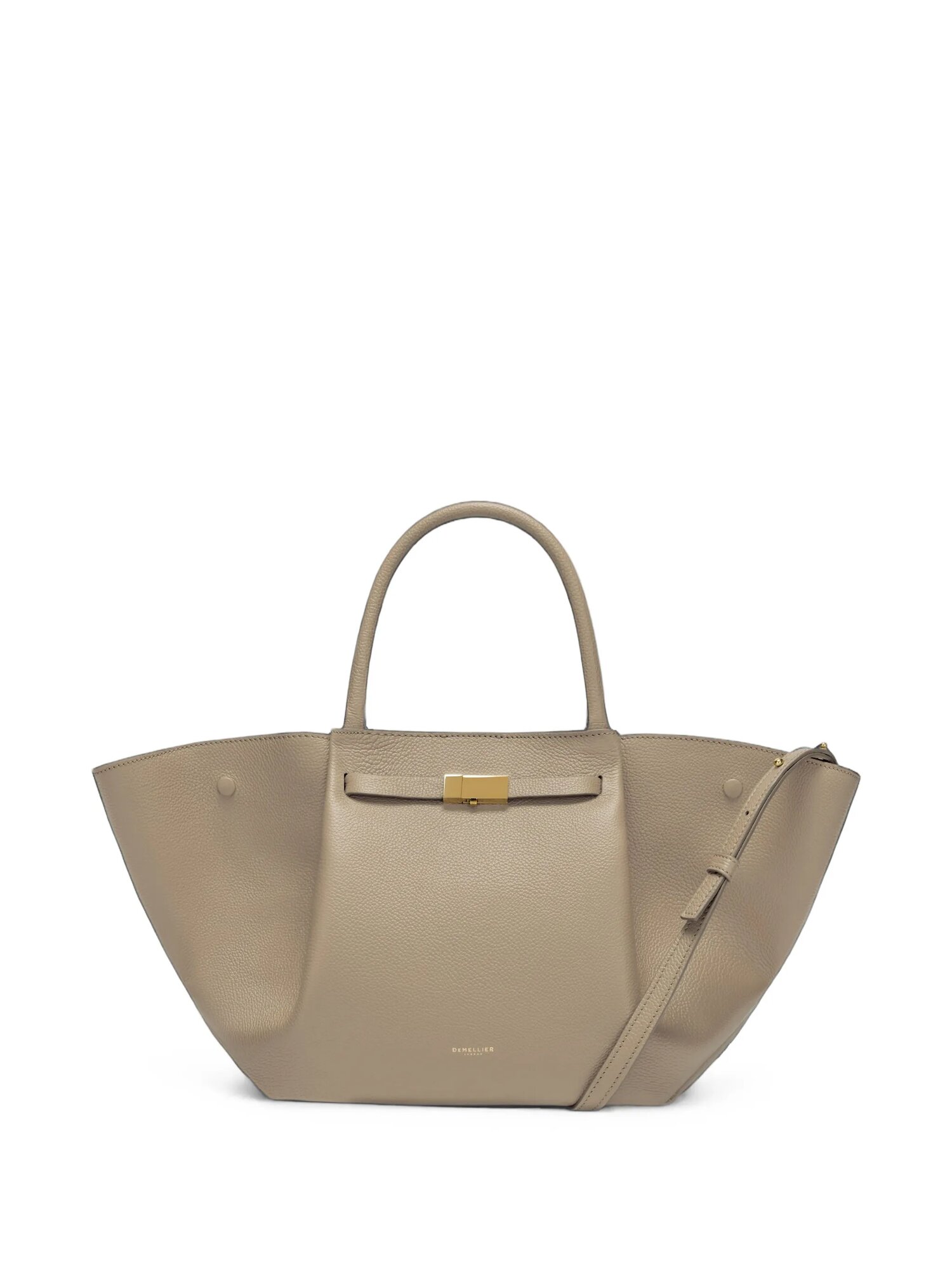 Сумка DeMellier Medium The New York leather clutch bag