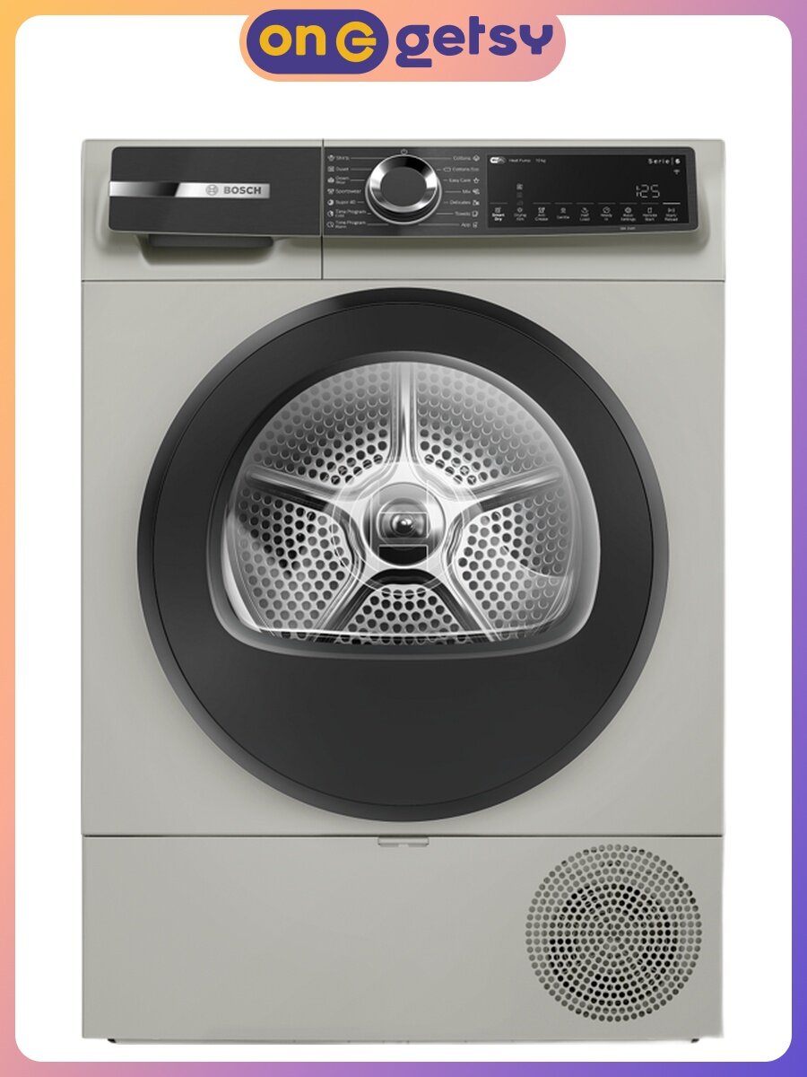 Сушильная машина с тепловым насосом Bosch Serie 6 WQK2521XME, 10 кг