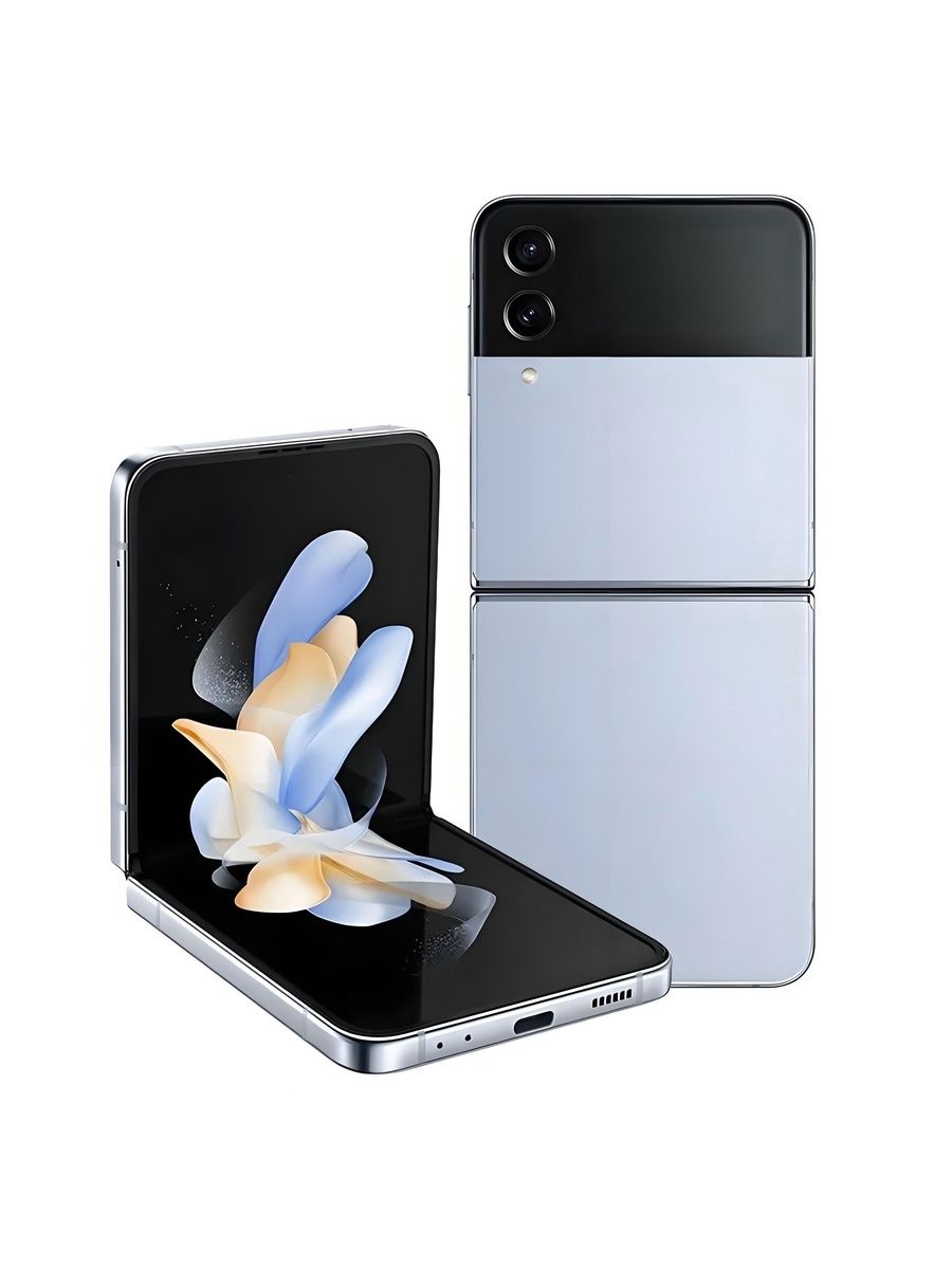 Samsung Смартфон Galaxy Z Flip4, SM-F721B, русская версия, 6.7", 3700mAh Global 8/256 ГБ, Nano-SIM, eSIM