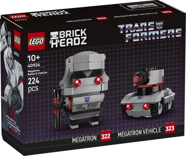 Lego 40924 BrickHeadz Мегатрон робот и машина