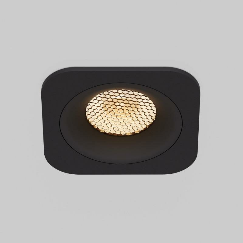 Встраиваемый светильник Elektrostandard 15276/LED 10W 3000K черный