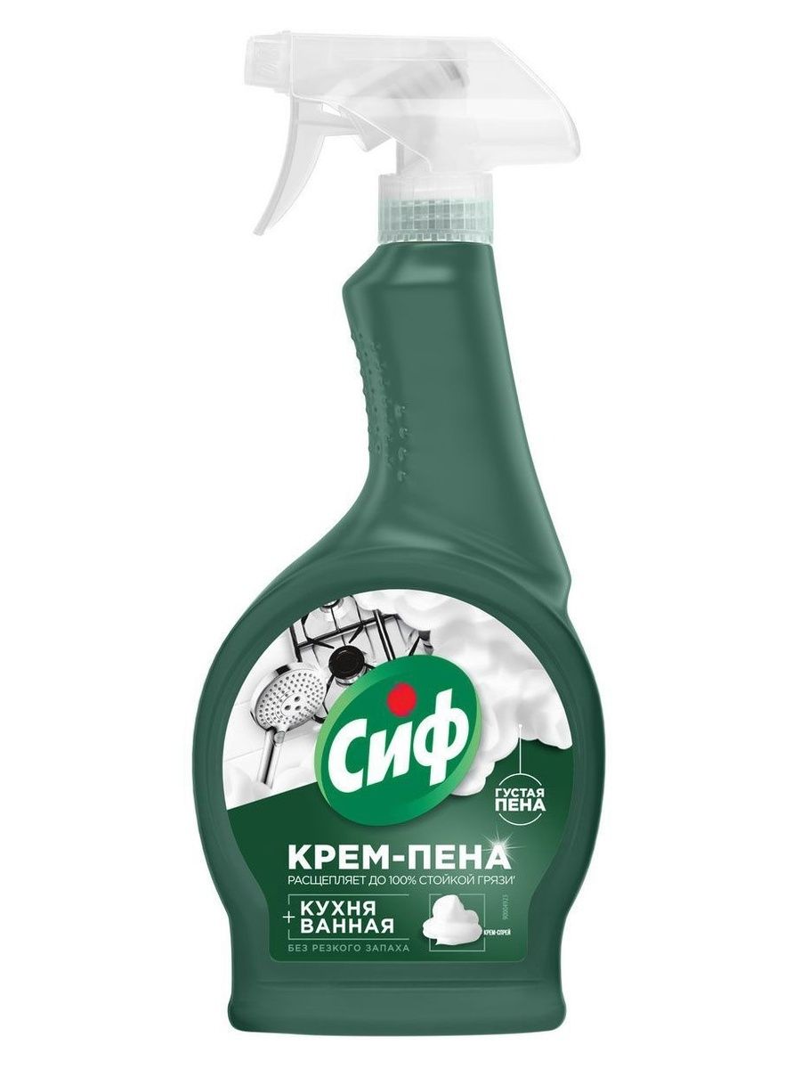 Средство спрей Сиф крем-пена для кухни и ванной 500 мл с распылителем