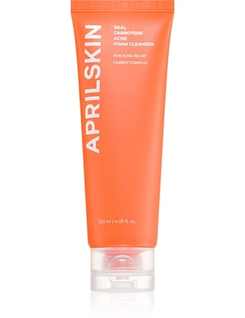 Средство для умывания APRILSKIN Real Carrotene Acne Foam Cleanser, 120 мл