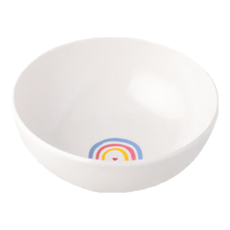 Набор посуды Villeroy & Boch Weilai Series 17 см из керамики с радужным дизайном для дома Стиль：Счастливая радужная