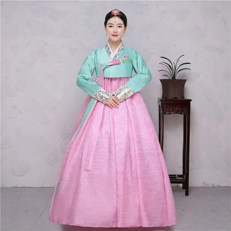 Женский национальный костюм Hanbok JBOLID S, pleated style 2