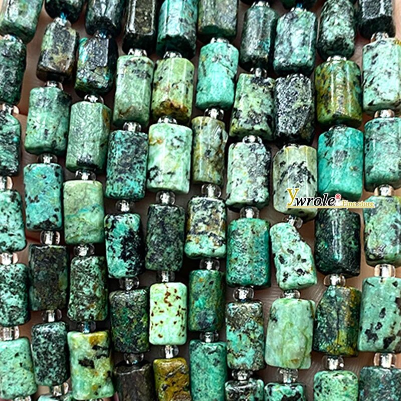 Бусины бирюзовые африканские, 18см, 13-15шт