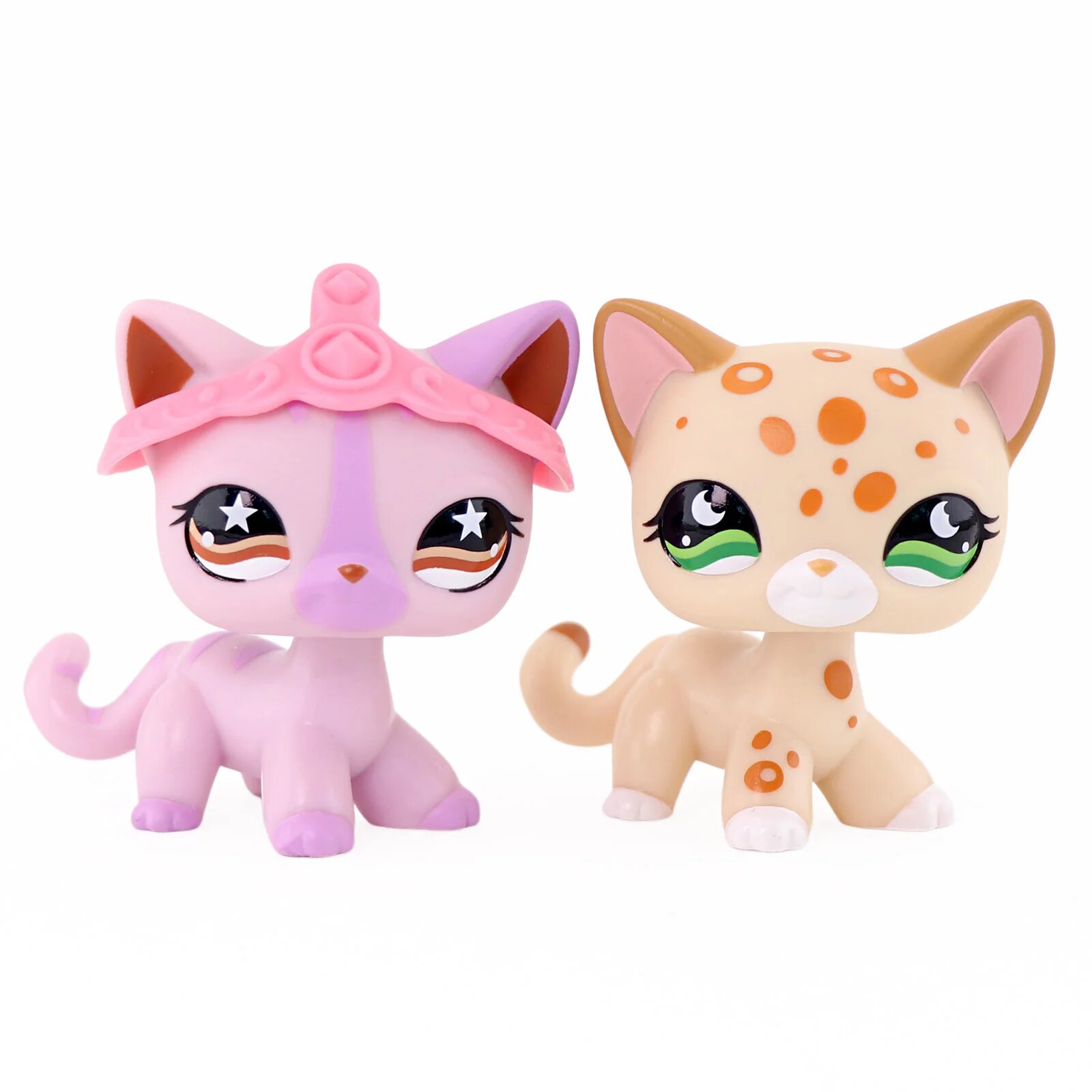 2 шт. виниловые фигурки котов Minilpsshop 2 pcs