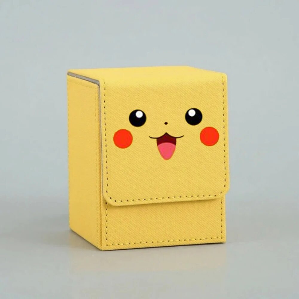 Коробка для карт Pokemon Pikachu, желтая, цвет 25