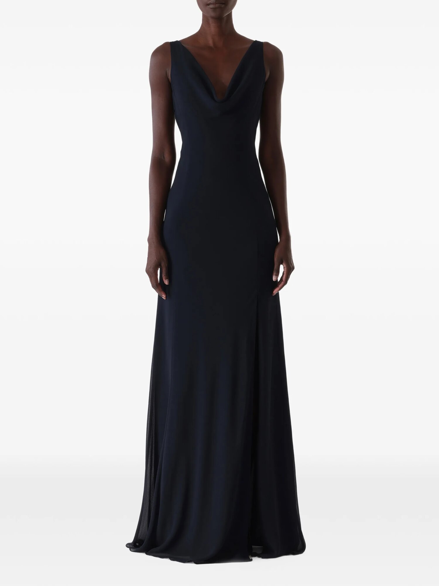 Платье Cowl-neck bias-cut gown