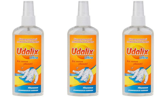 Udalix Пятновыводитель-спрей Ultra, 150 мл, 3 шт
