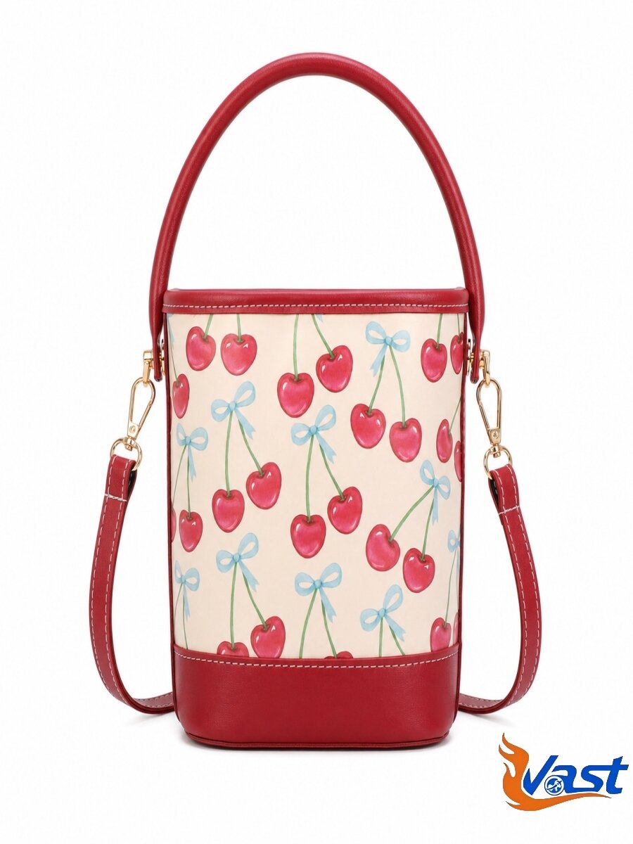 Handbags for women Bucket bag Cherry bag
