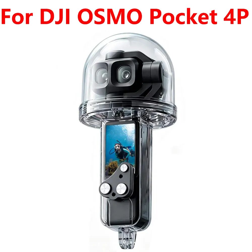 Водонепроницаемый бокс для подводной съемки на 50 метров для камеры DJI Osmo Pocket 4P, защитный водолазный чехол, аксессуар для дайвинга