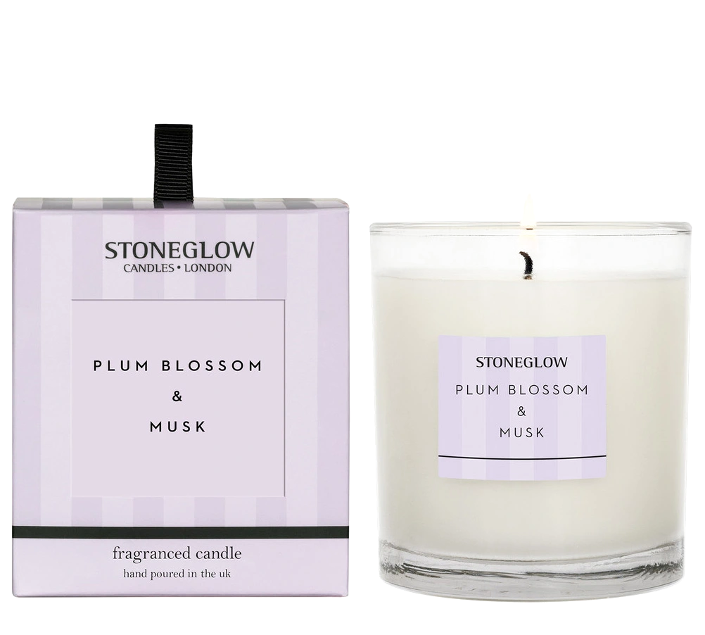Стоунглоу Цветок Сливы и Мускус парфюмированная свеча 300 гр / Plum Blossom