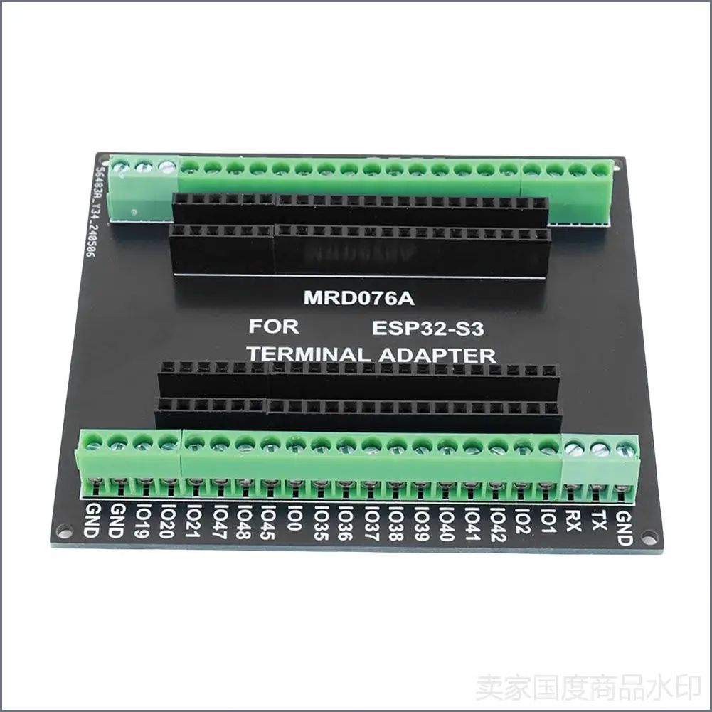 Расширительная плата для ESP32-S3 с 44-контактным разъёмом и двойным слоем печатной платы