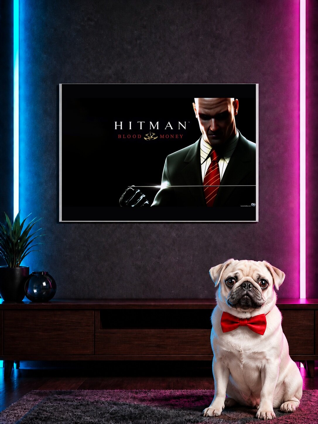 Постер Hitman Герои — сильная игровая композиция A3