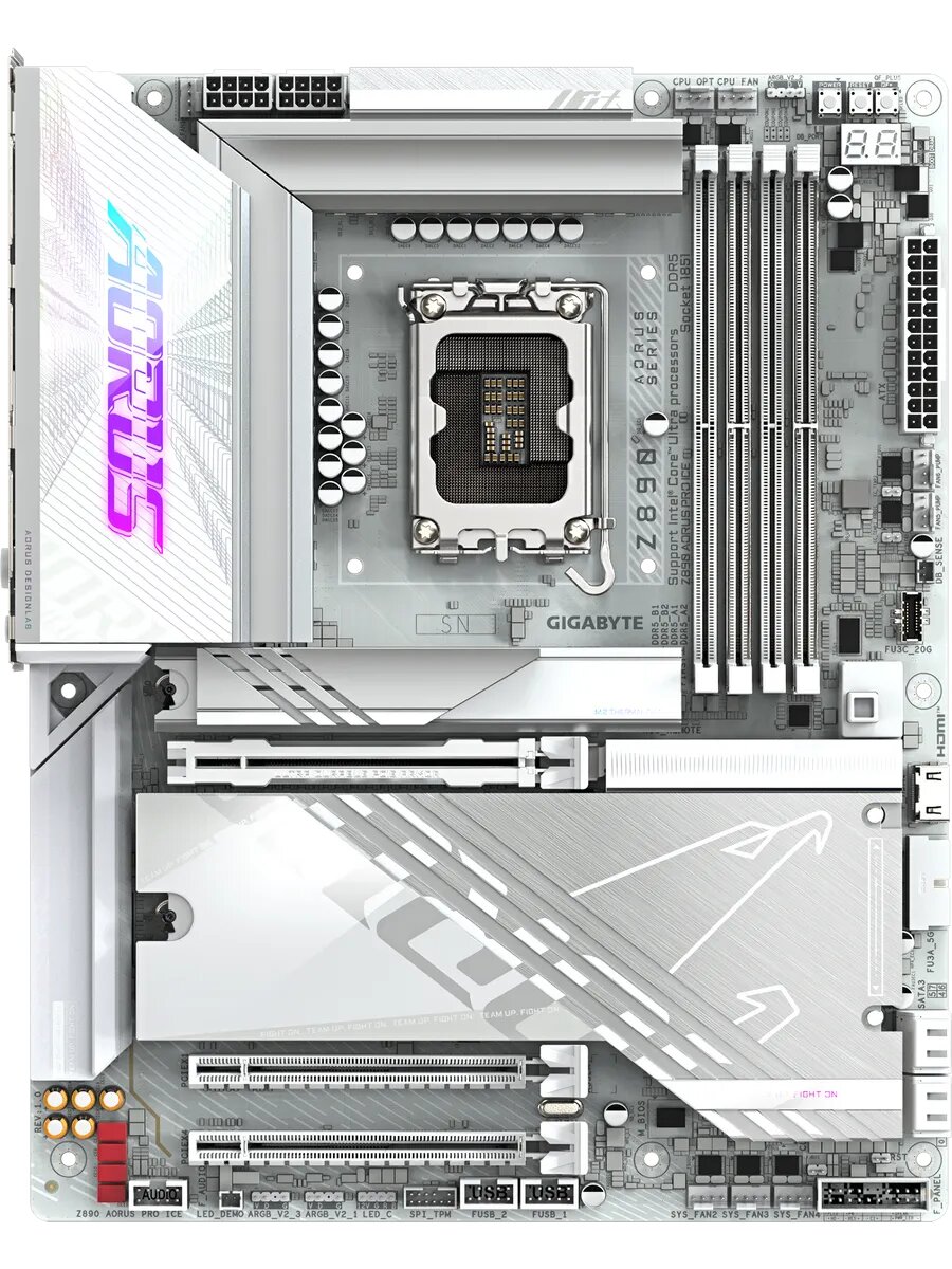 Материнская плата Gigabyte Z890 AORUS PRO ICE