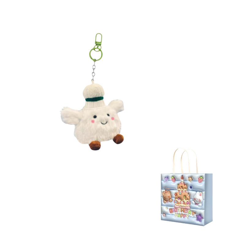 Плюшевый брелок унисекс MENGSHUQI, Winged Ball Charm, 15 см EU