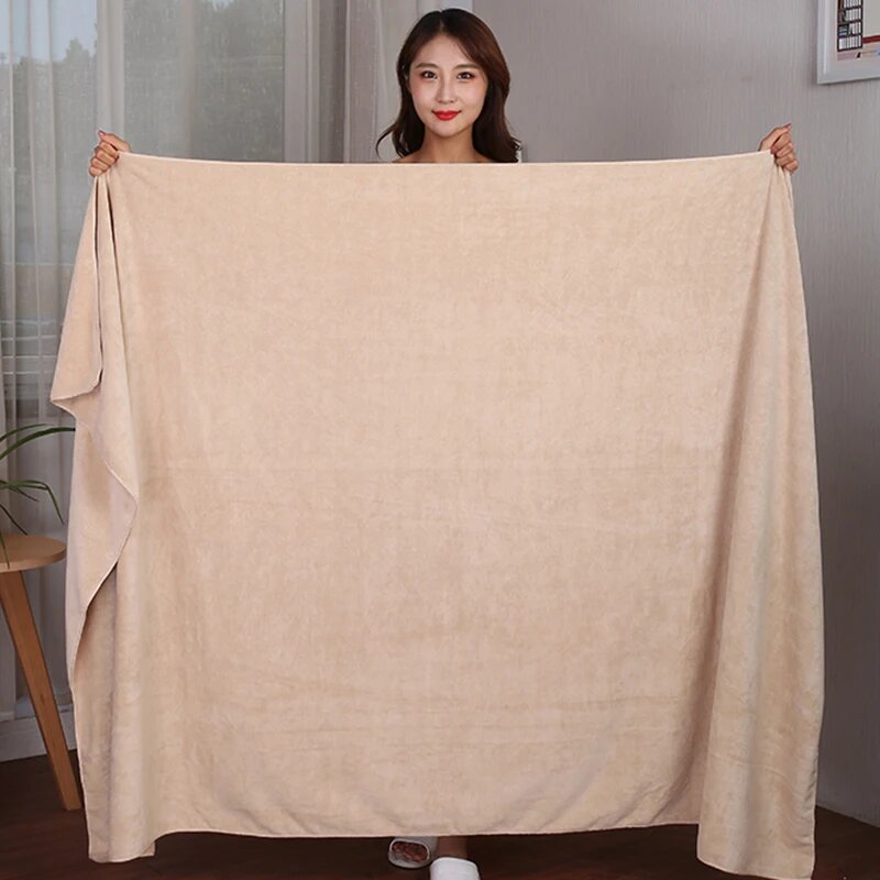 Микрофибра полотенце большое 120X200 CM, Бежевый, Camel