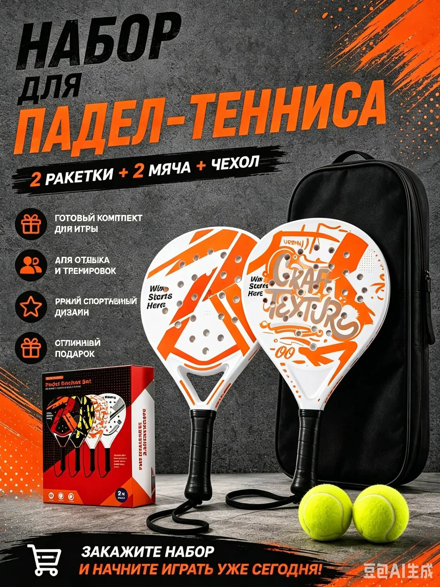 Ракетка для падел тенниса