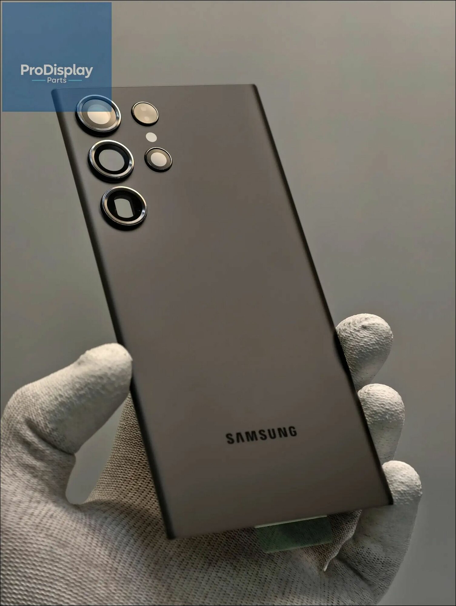 Задняя крышка для Samsung Galaxy S23 Ultra (S918B) Черный