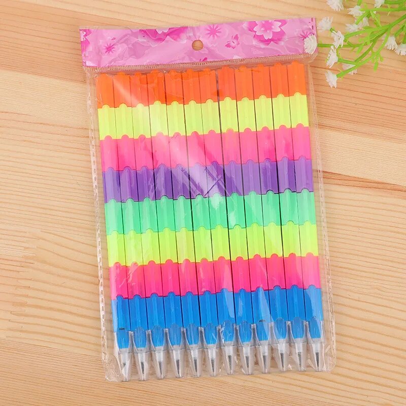 Радужные штабелируемые карандаши WM-PARTY favor115