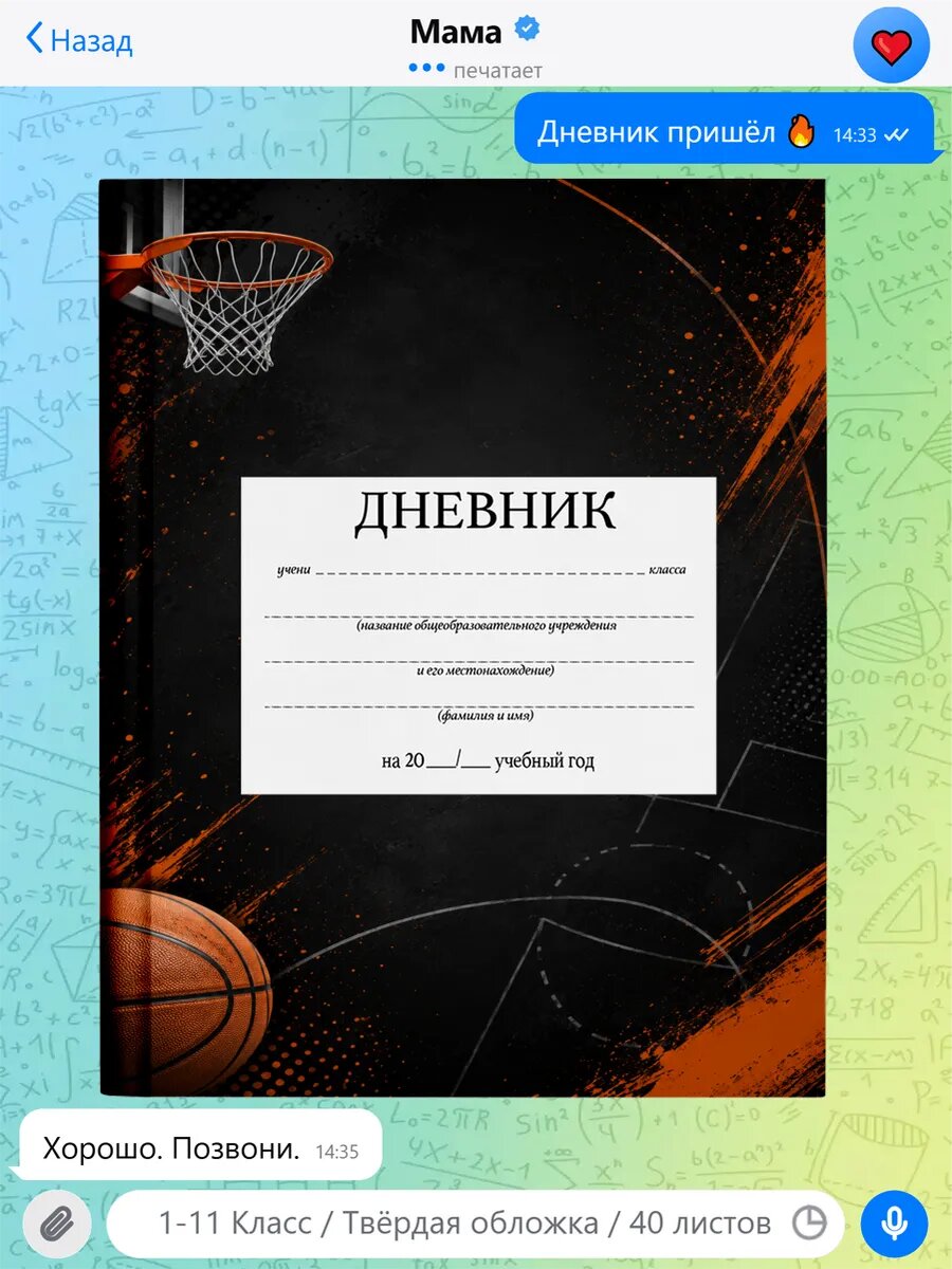 Школьный дневник с принтом y2k pinterest