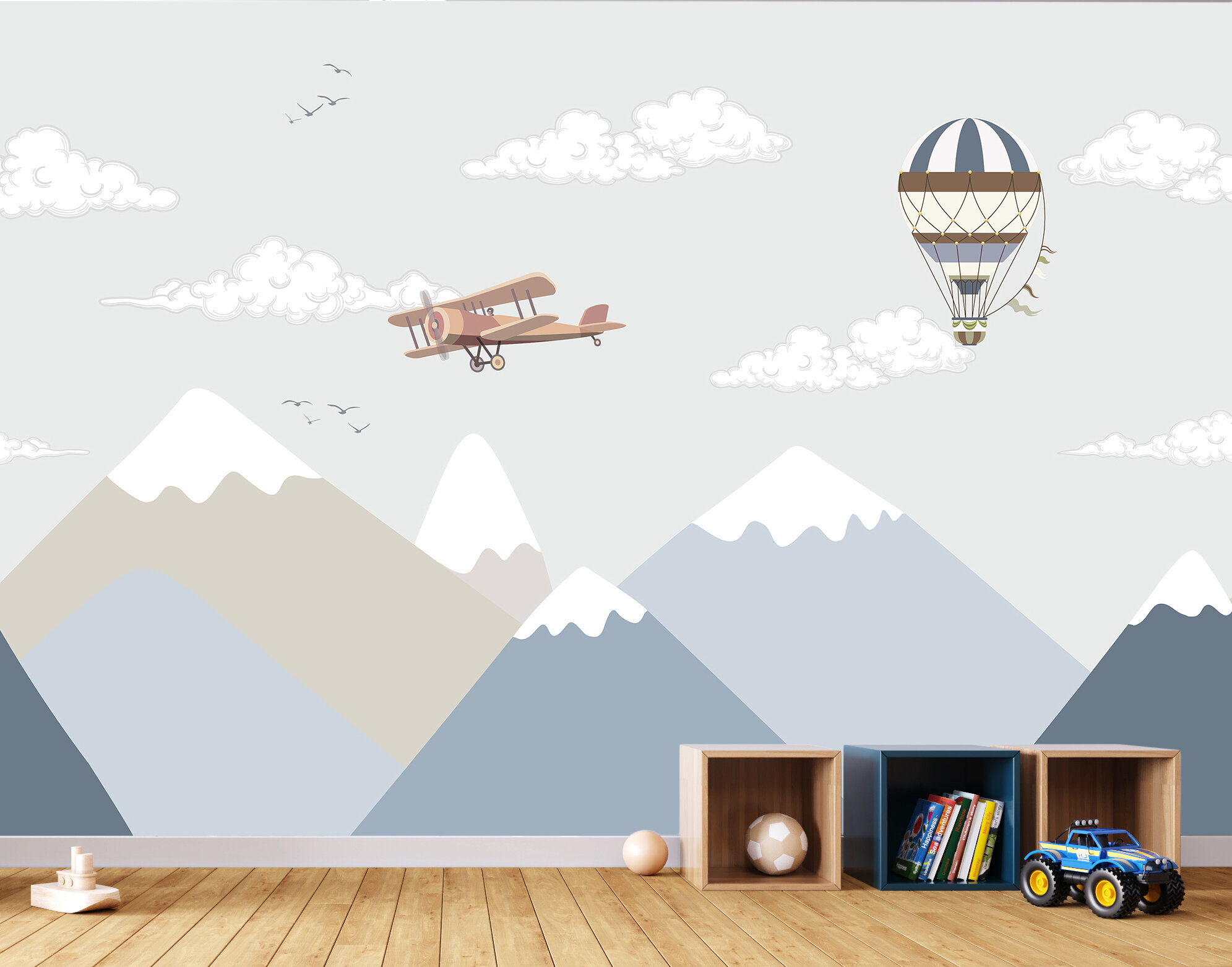 Фотообои Флизелиновые с виниловым покрытием Детские Горы 400х270 см