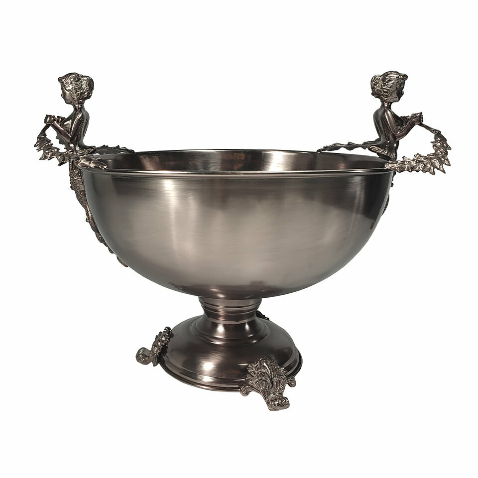 Ваза ROOMERS FURNITURE, 31 см, латунь, бронзовая (11272/N)